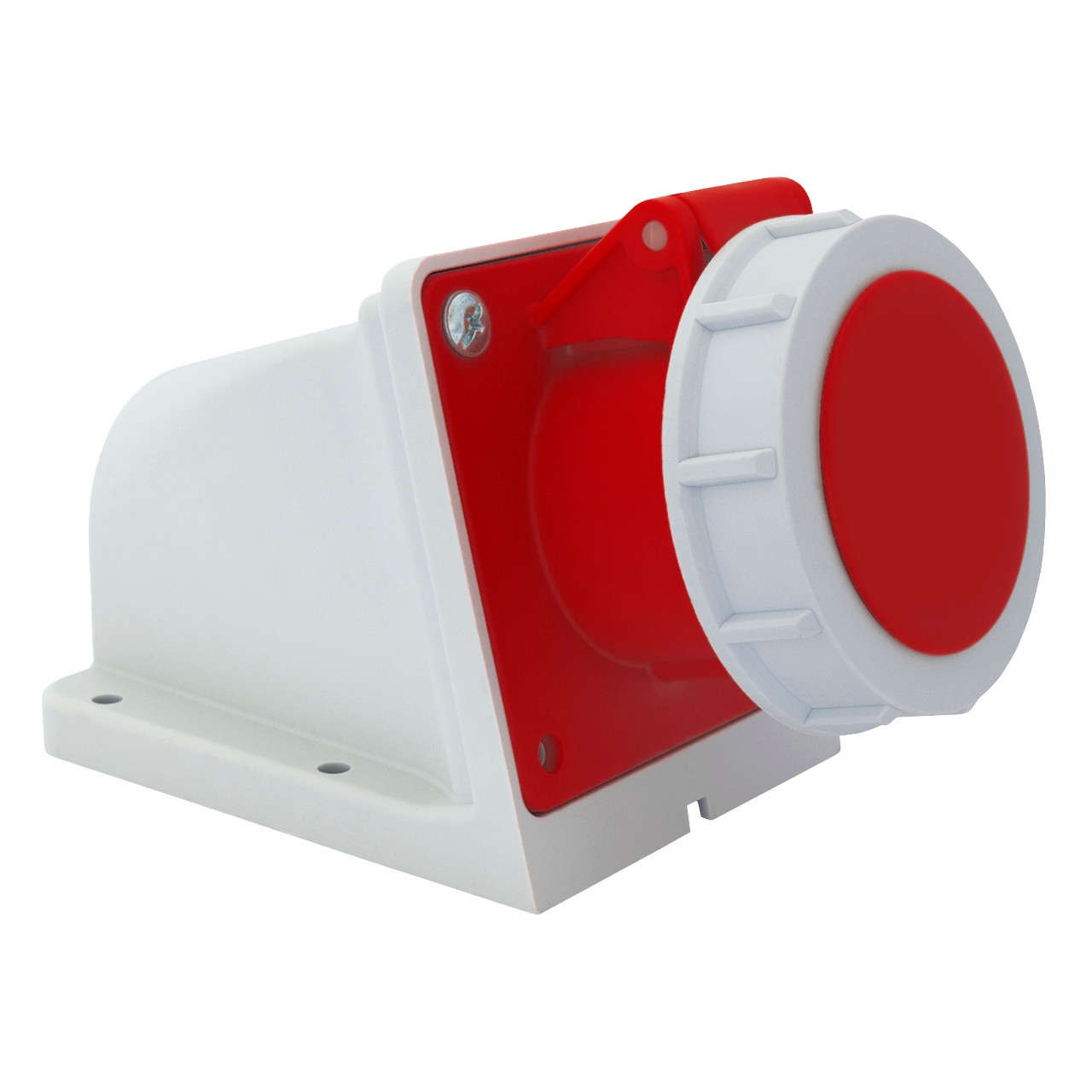 CEE Wall Mounted Socket, 5 Pins, 32A, 400V, IP67 - Techna