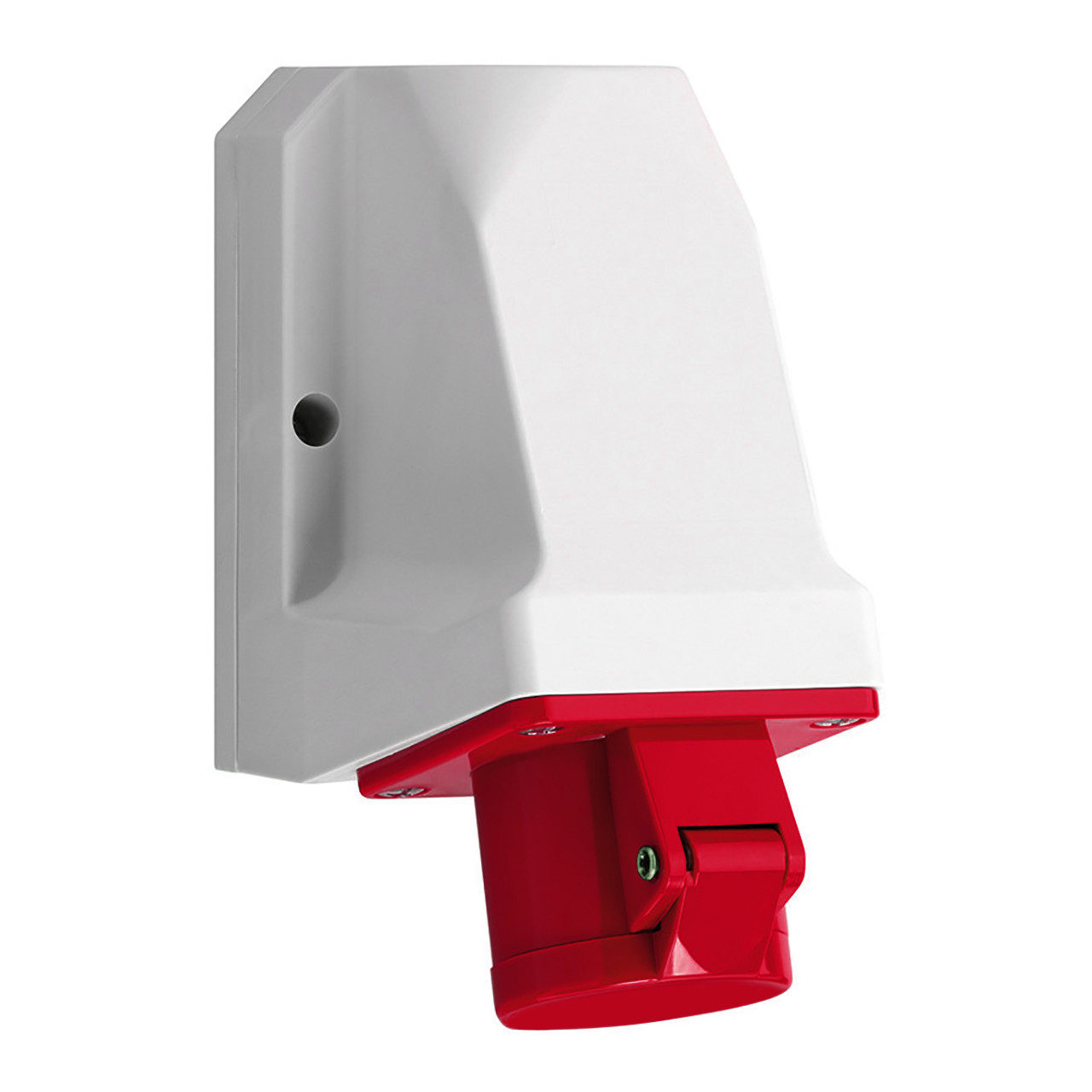 CEE Wall Mounted Socket, 5 Pins, 32A, 400V, IP44, 188 x 80mm - Techna