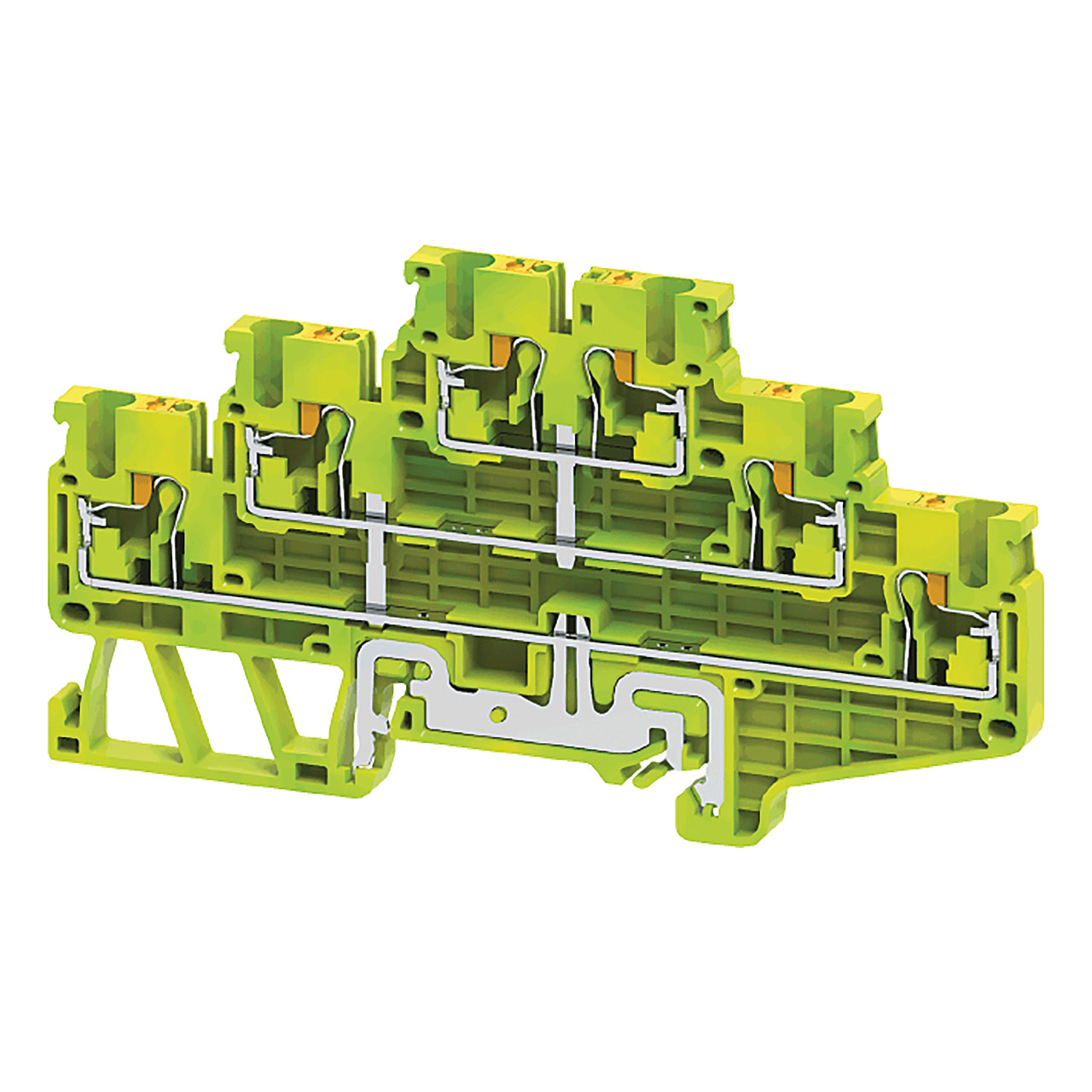 Triple Level Grounding Push In Terminal Block for 2.5mm wire from Techna