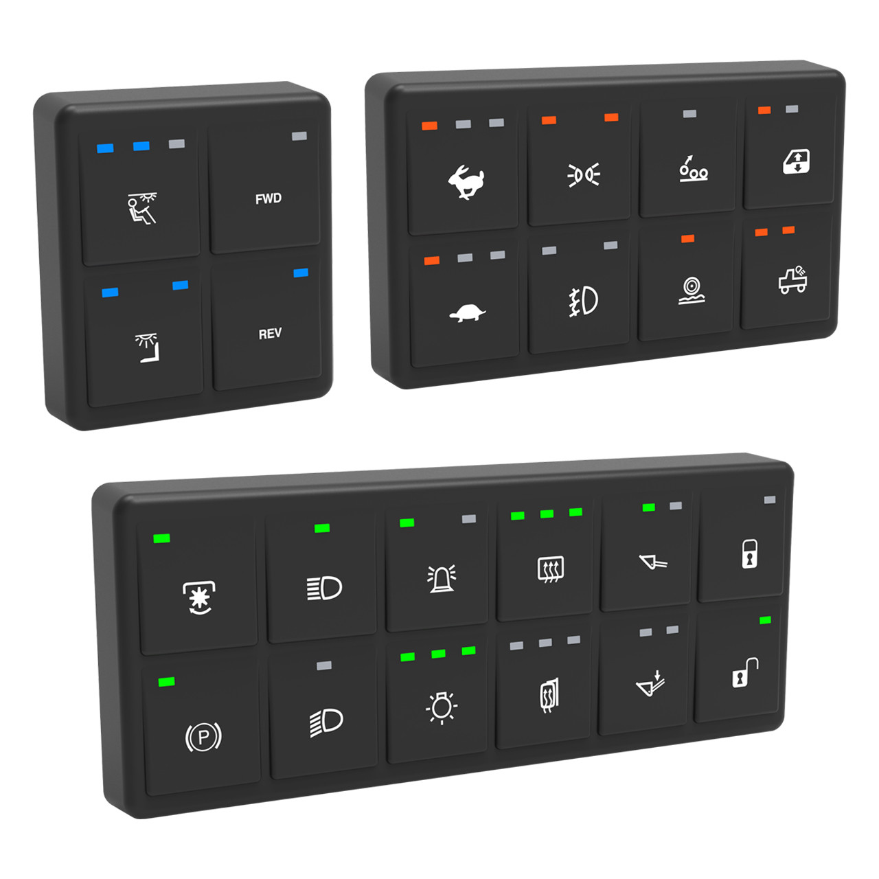 Carling UKP-Series J1939 CAN Bus Customisable Keypads - Techna
