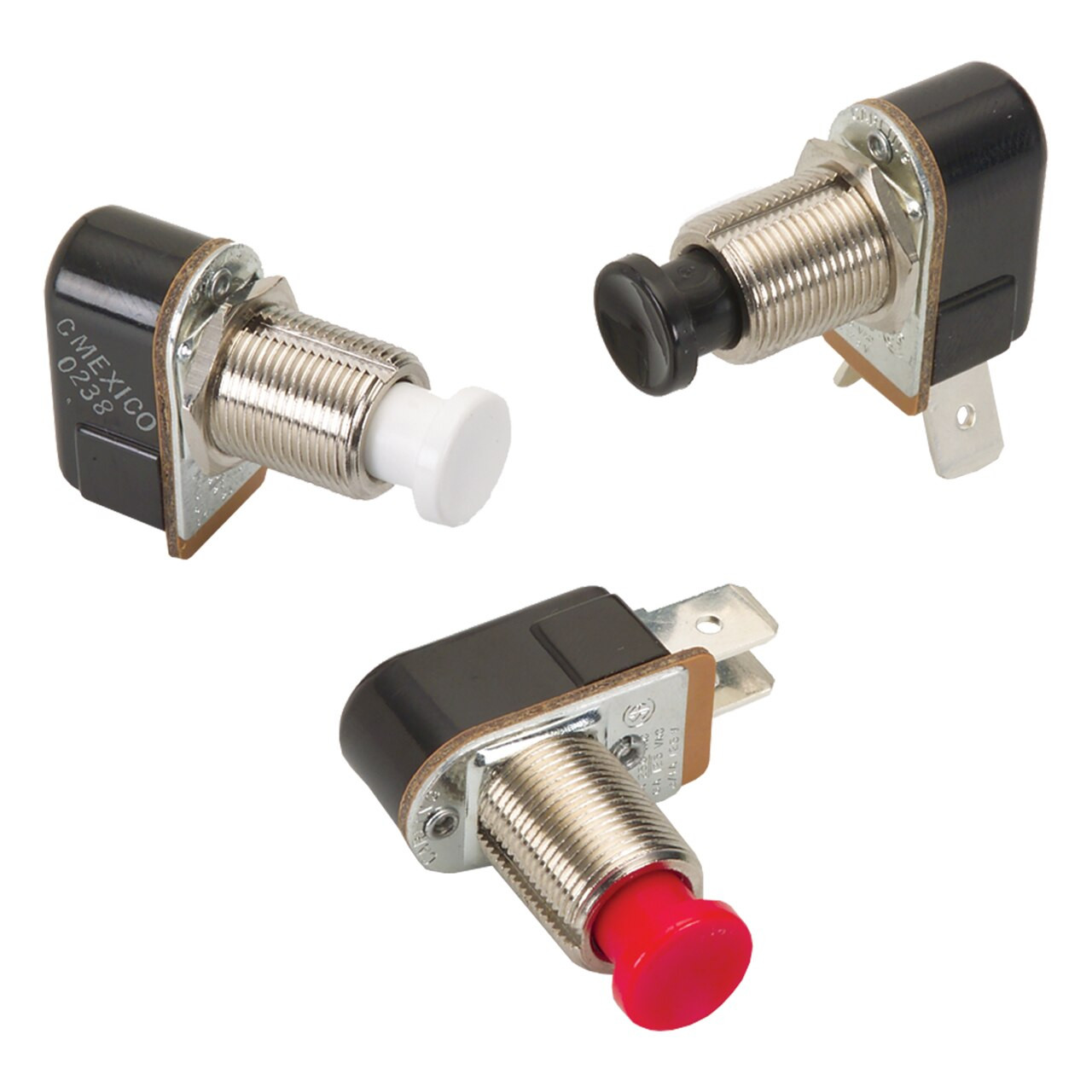 Push Button Switches - Carling Series, Single or Double Pole