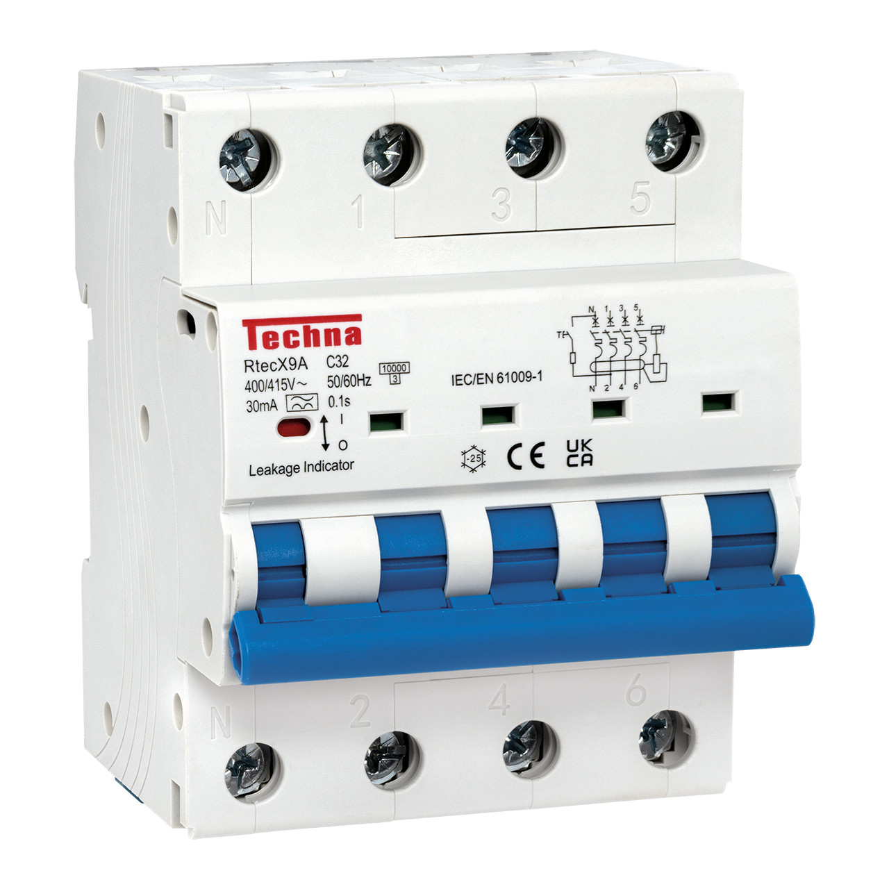 Residual Current Circuit Breakers with Overcurrent Protection (RCBOs) - Techna UK