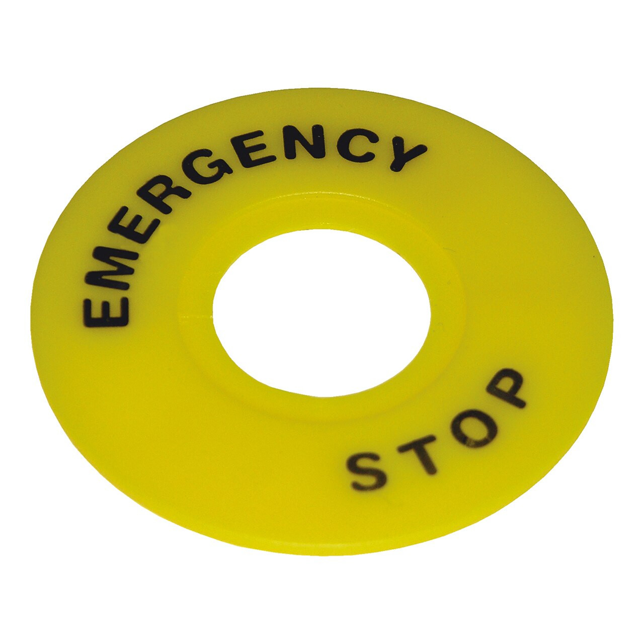 Ptec Emergency Stop Plates from Techna