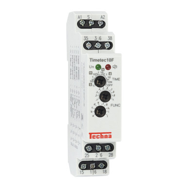 Multifunction Timer, 3 Changeover Contacts - Techna