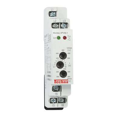 Techna 3 Phase Voltage Monitoring Relay - Techna
