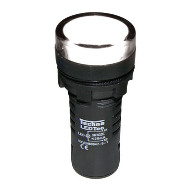 LEDtec Dual Colour LED 22.5mm Indicator. From Techna