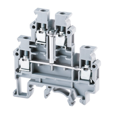 Double Level Screw Clamp 4mm Terminal block - IS.
