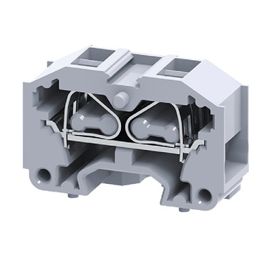 Panel Mounting Terminal Block for 2.5 mm² wire - 4 way - Techna