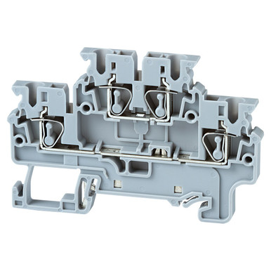 Double Level Spring Clamp Terminal 2.5mm wire. From Techna
