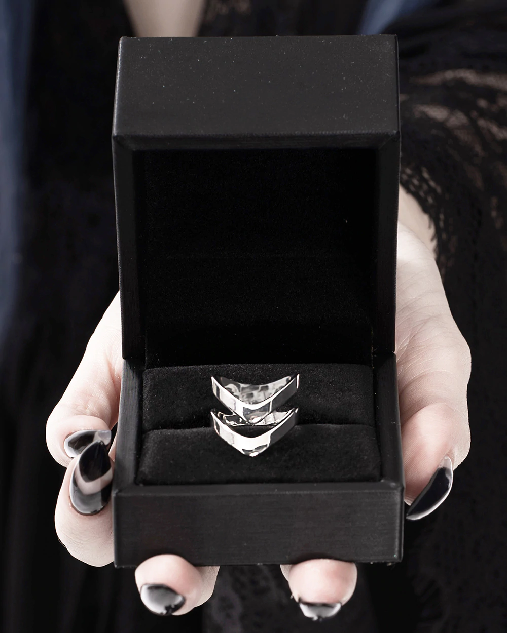 Rogue + Wolf Ring in Mirror Steel: Hunt - Suicide Glam Australia