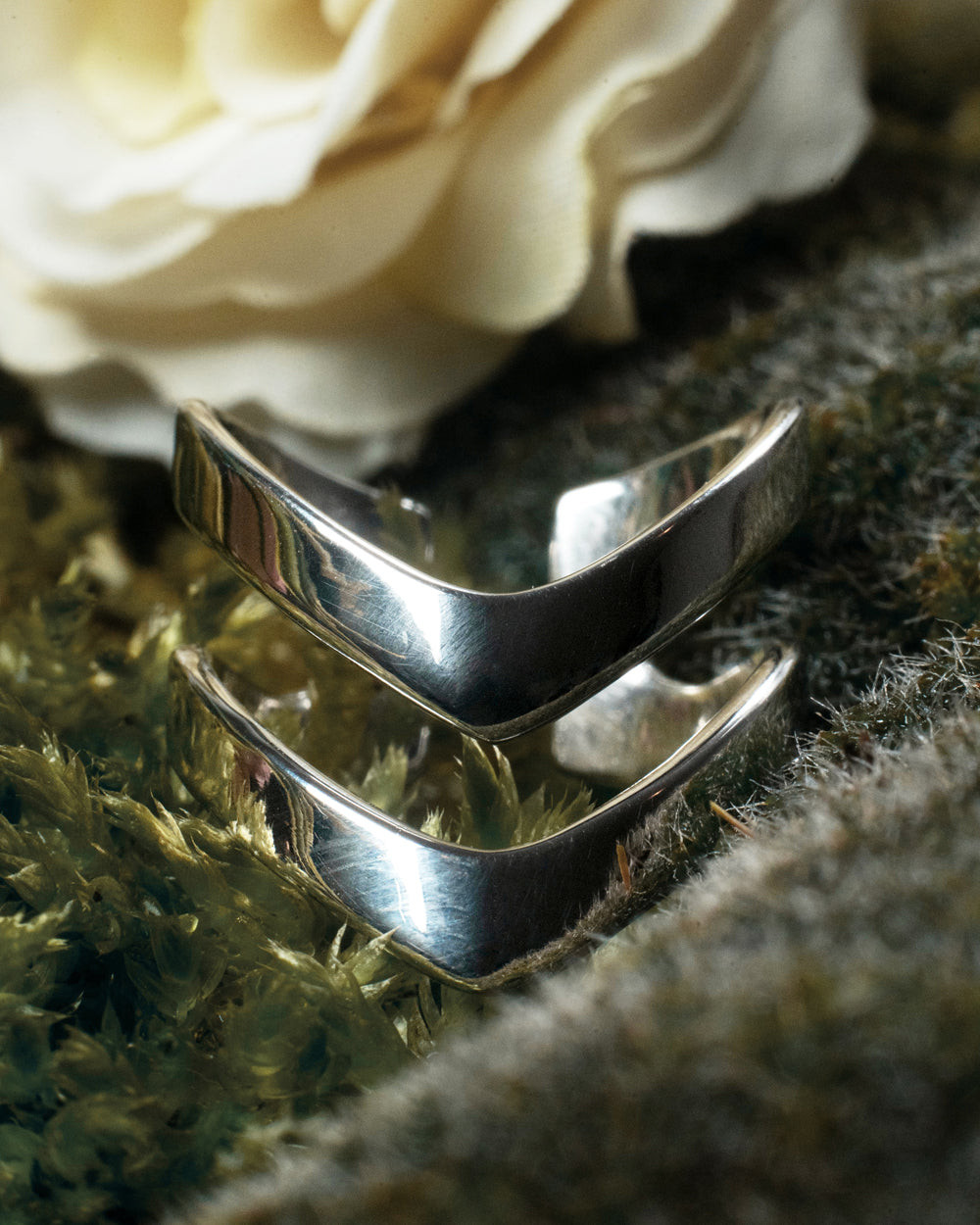 Rogue + Wolf Ring in Mirror Steel: Hunt - Suicide Glam Australia