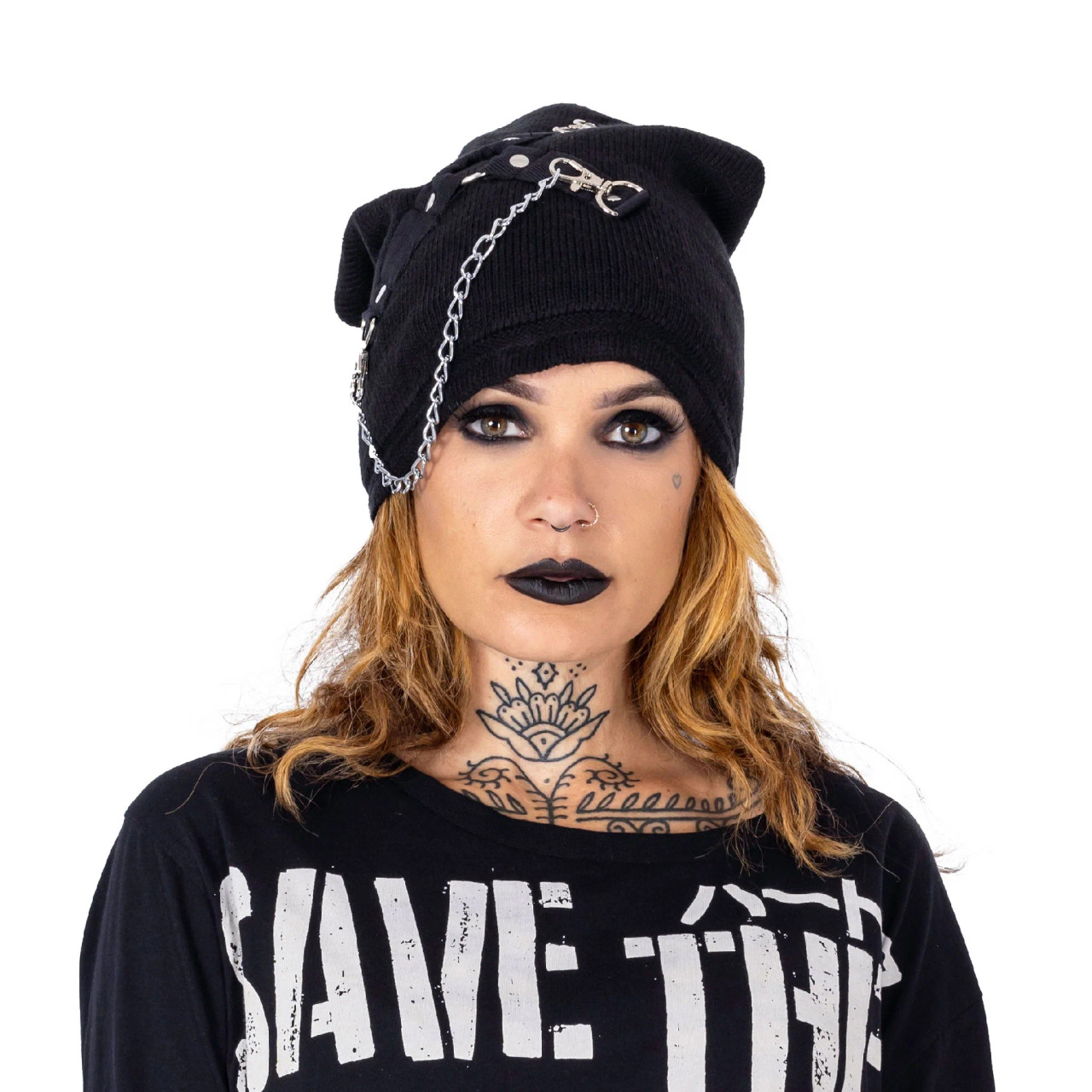 Chemical Black Phantom Knit Hat - Suicide Glam Australia