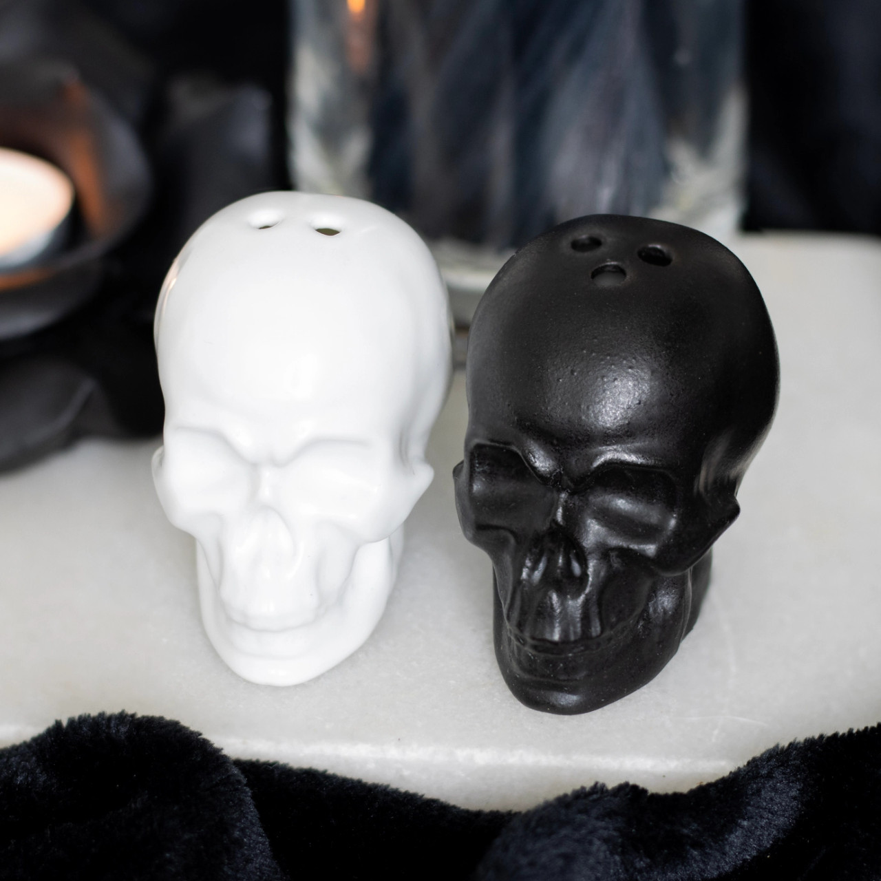 Skull Salt and Pepper Shakers - Suicide Glam Australia