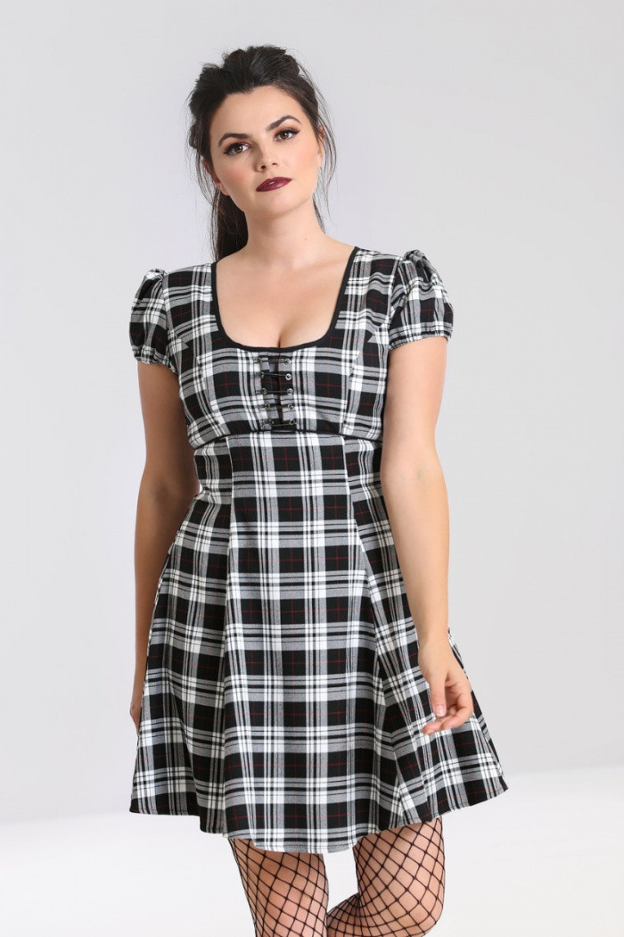 Hell Bunny Vernon Mini Dress - Medium and Large - Suicide Glam Australia