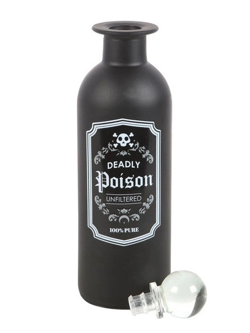 Gothic Deadly Poison Decorative Glass Potion Bottle - Suicide Glam ...