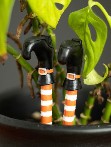 Witch Legs Pot Plant Ornament - Suicide Glam Australia