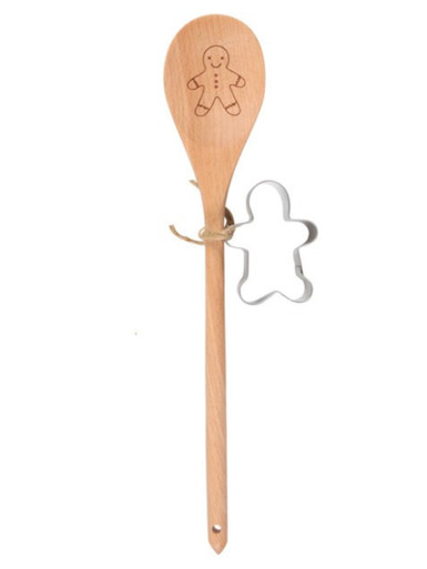 Wooden Spoon Baking Set: Gingerbread Man - Suicide Glam Australia