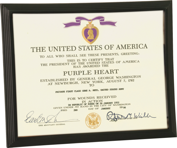 All-American certificate - Collegiate Awards