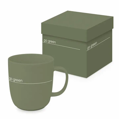Mug in Box: Go Green - Mass Audubon Shop