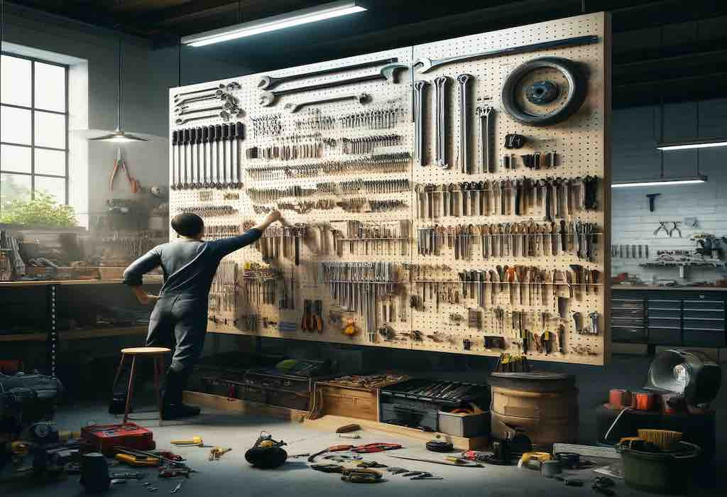 7 Compelling Reasons to Use Pegboards for Workshop Organization - Tend ...