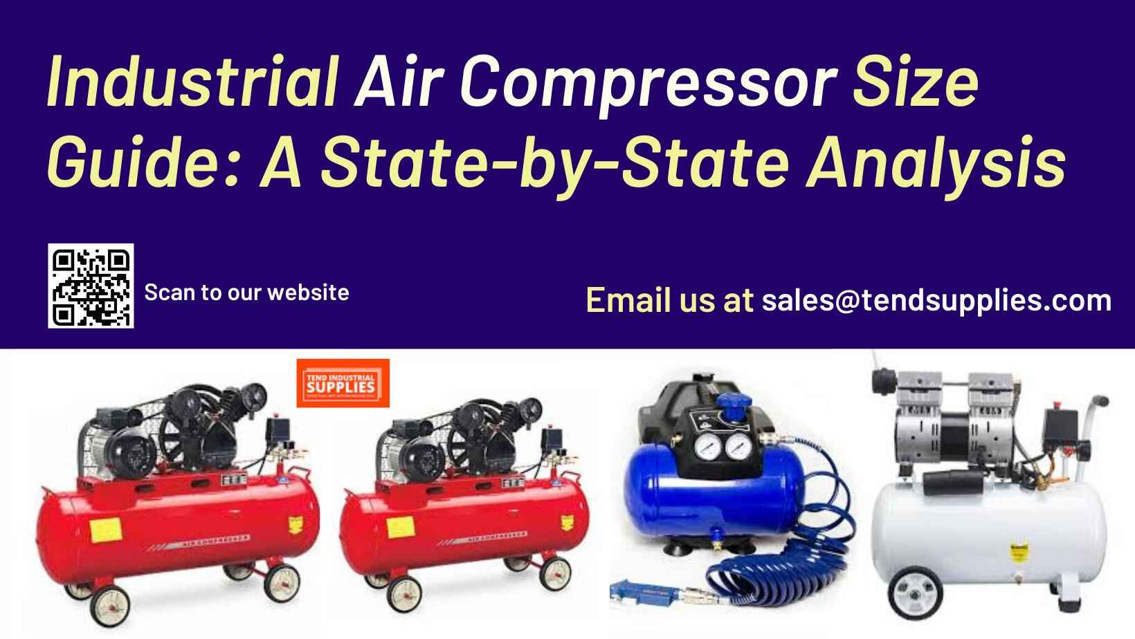Industrial Air Compressor Size Guide: A State-by-State Analysis - Tend ...