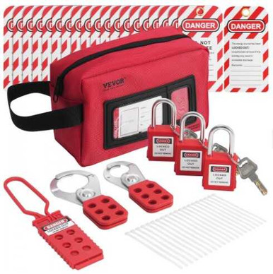 VEVOR Electrical Lockout Tagout Kit 26 PCS