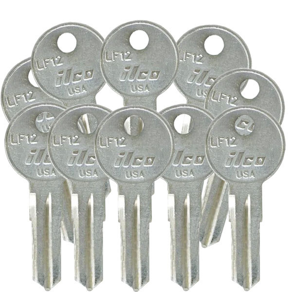 Ilco LF12 Lowe and Fletcher Key Blank (10 Pack) ilco Key Blanks