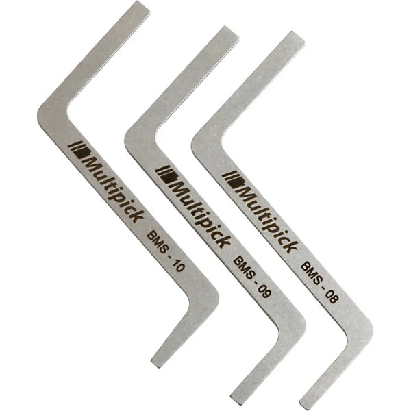 Multipick Dimple Pin Tension Wrench Set 3 PACK Multipick Shop Automotive