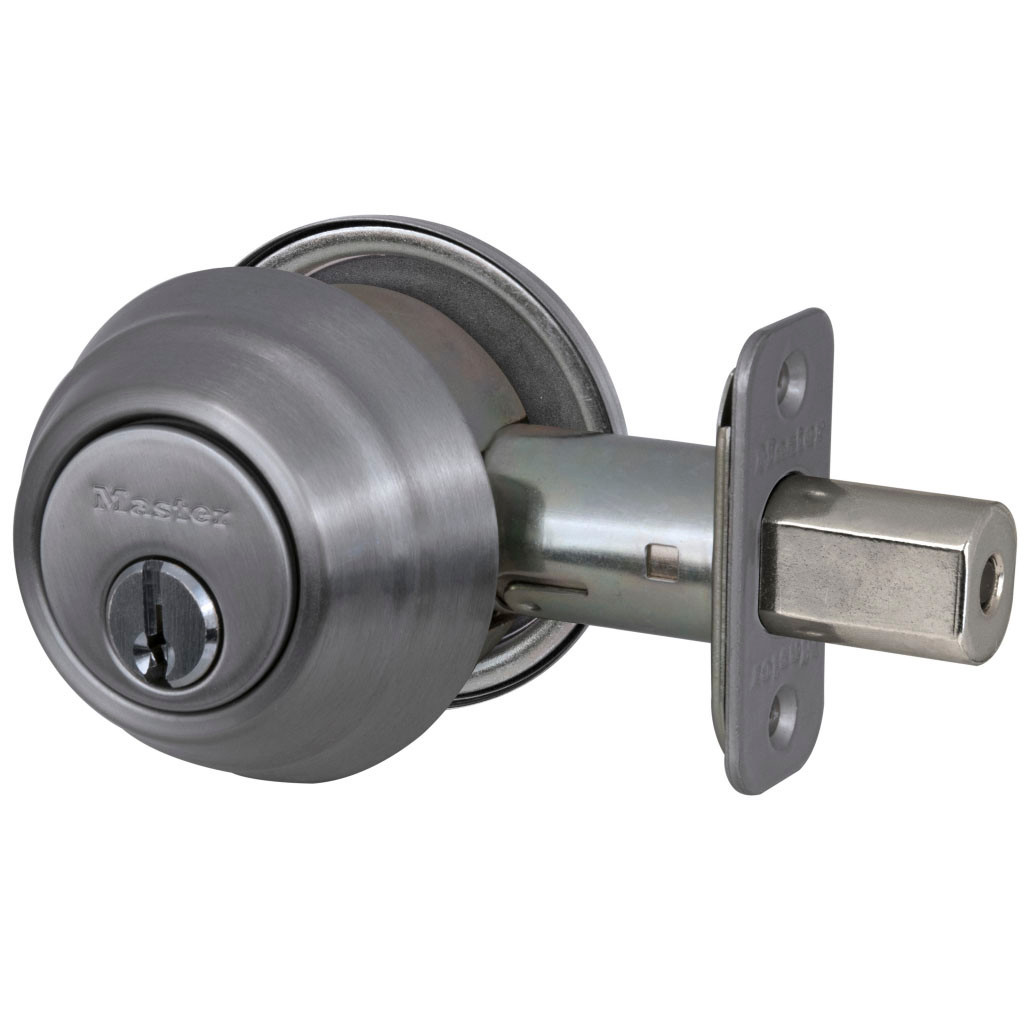 Master Lock DSH0615KA4S Single Cylinder Deadbolt SC1 - Grade 1 - Satin ...