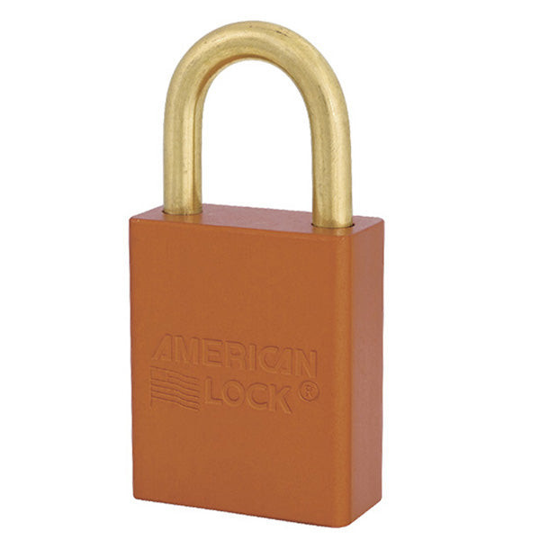 American Lock #A1105 1-1/2 in Aluminum Safety Lockout Padlock 0 Bitted ...