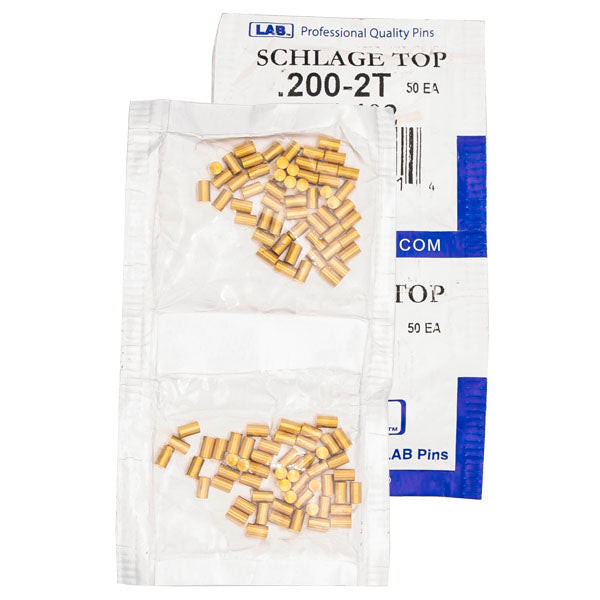 LAB 34 102 .200-2T Schlage Top Pin - 100 Pack LAB LAB