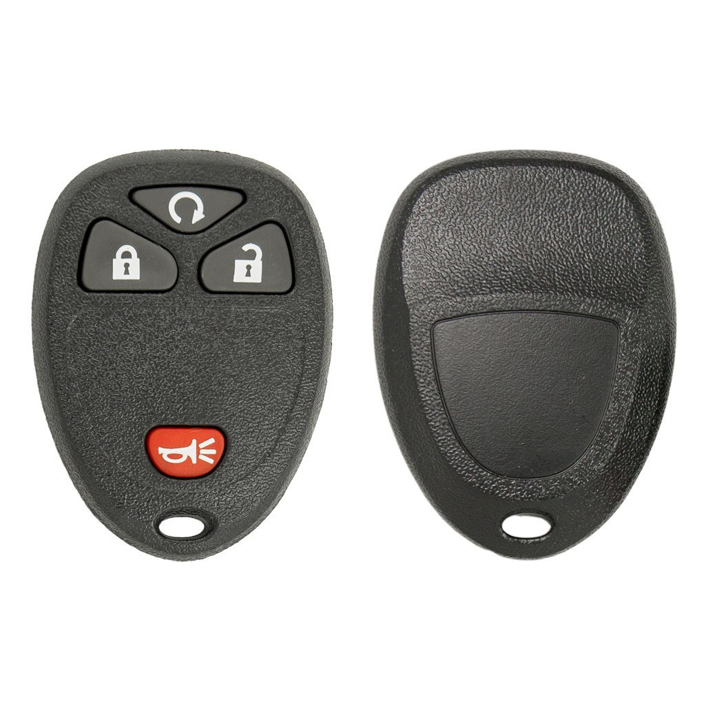 Keyless2Go 4 Button Replacement Shell for GM OUC60270 20952474 ...
