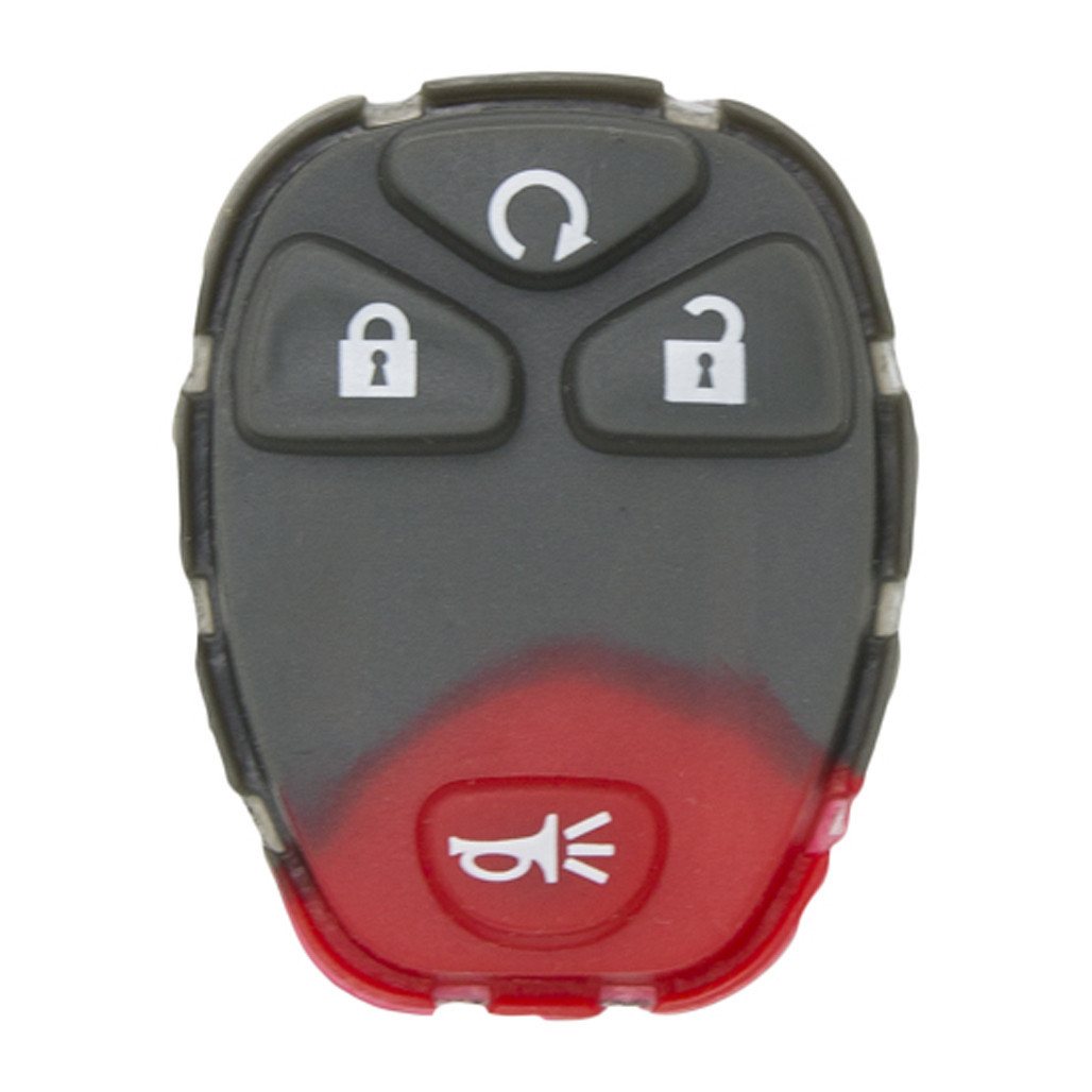 Replacement 4 Button Pad GM KOBGT04A - Key Innovations - Automotive ...