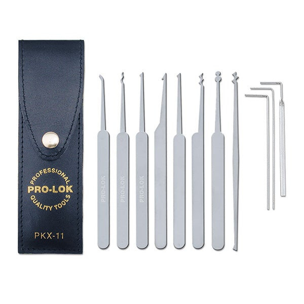 PRO-LOK Pickset 11 Picks & Case PRO-LOK PRO-LOK