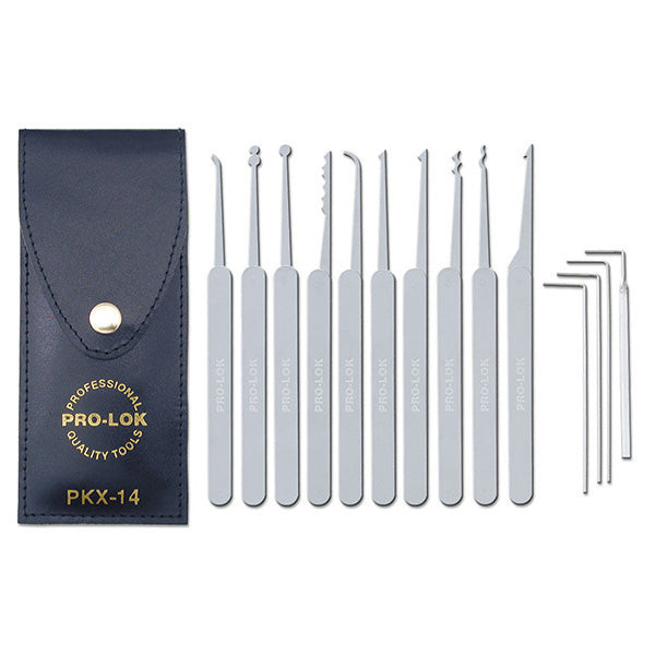 PRO-LOK Pickset 14 Picks & Case PRO-LOK Our Hardware Brands
