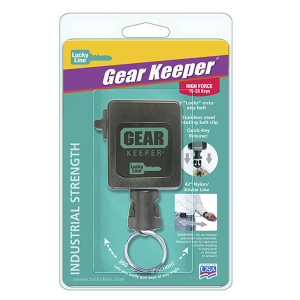 Lucky Line High Force KEY RETRACTOR - 1 Pcs - Clamshell Lucky Line Our ...