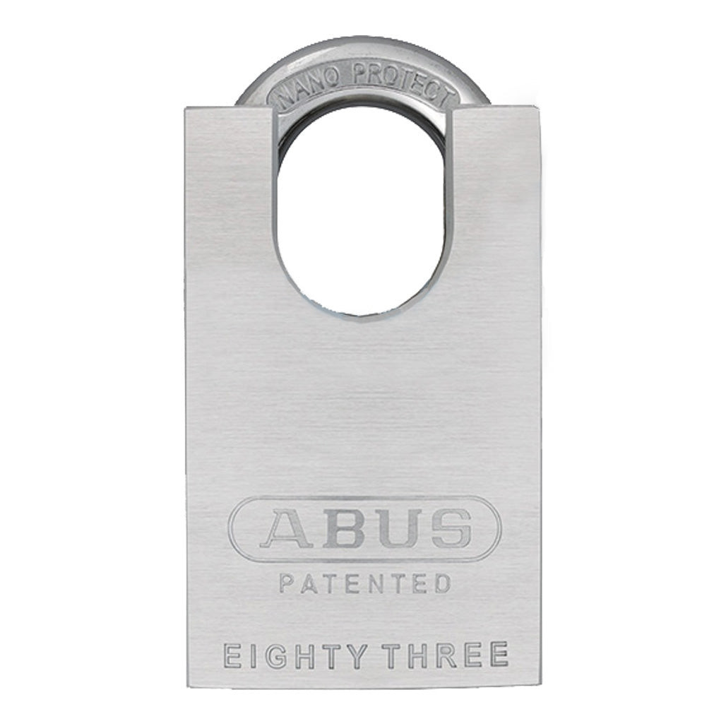 ABUS 83 Series Padlock 83CS/50 S2 Brass Without Cylinder Chrome ABUS ...