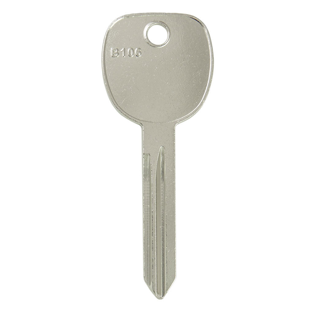Replacement B106 Mechanical Key, Pack of 10 Keyless2Go Automotive Keys