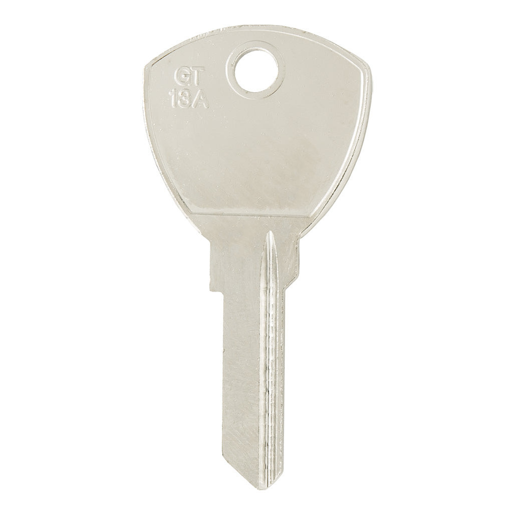 ILCO GT1 GT13A Key Blank Nickle Plated Brass - 10 Pack ilco Keys & Remotes