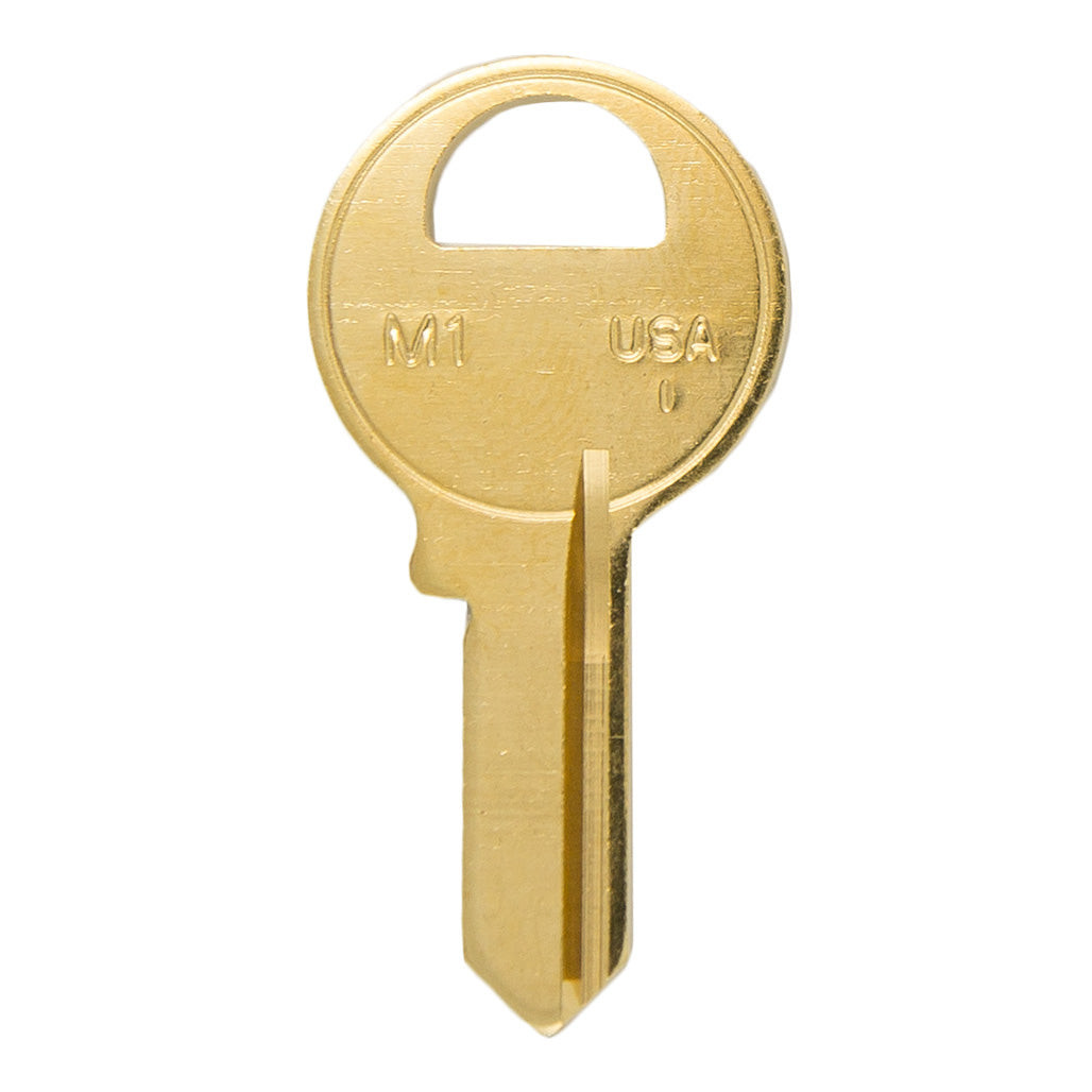 Ilco M1 1092 Metal Key Blank For Various Master Padlocks - Bronze (50 ...