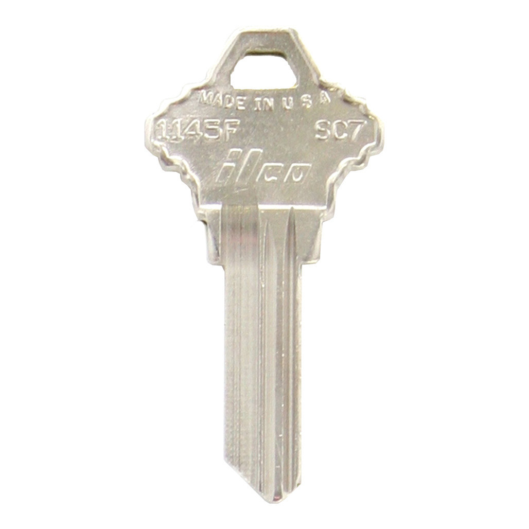 ILCO 1145F SC7 Schlage Lock Key Blank 35-100F EZ SC7 - 10 Pack ilco Our ...