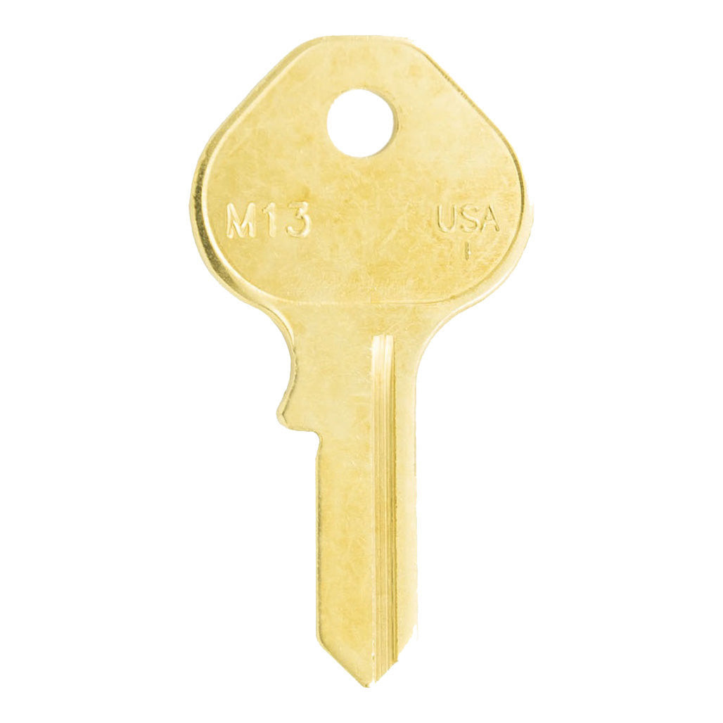 ILCO M13 1092DS Master Padlock Key Blank - Brass - 50 Pack ilco Padlocks