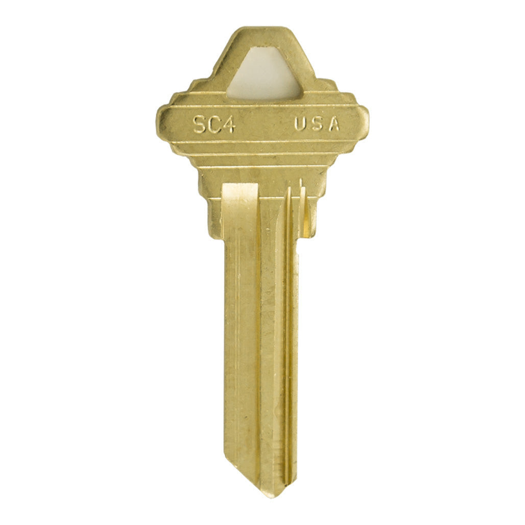 ILCO SC4 1145A Schlage Key Blank - Brass - 50 Pack ilco Keys & Accessories