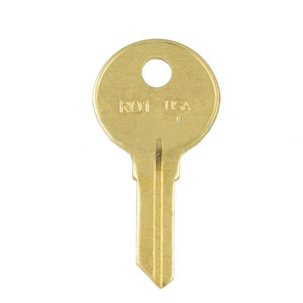 ILCO RO1 1069 National Rockford Cabinet Key Blank - Brass - 50 Pack ...