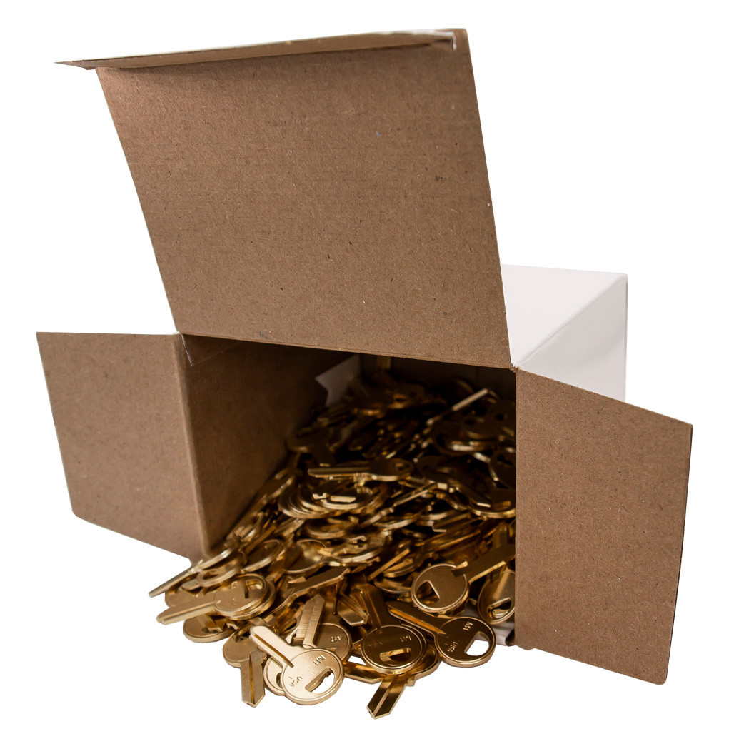 K2G M1 Brass Keys 250 Pack - MADE IN USA K2G Hardware Our Brands