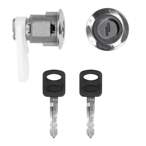 ASP Ford 10 Cut Chrome Door Lock Set (DP 42 122) ASP Door and Trunk Locks