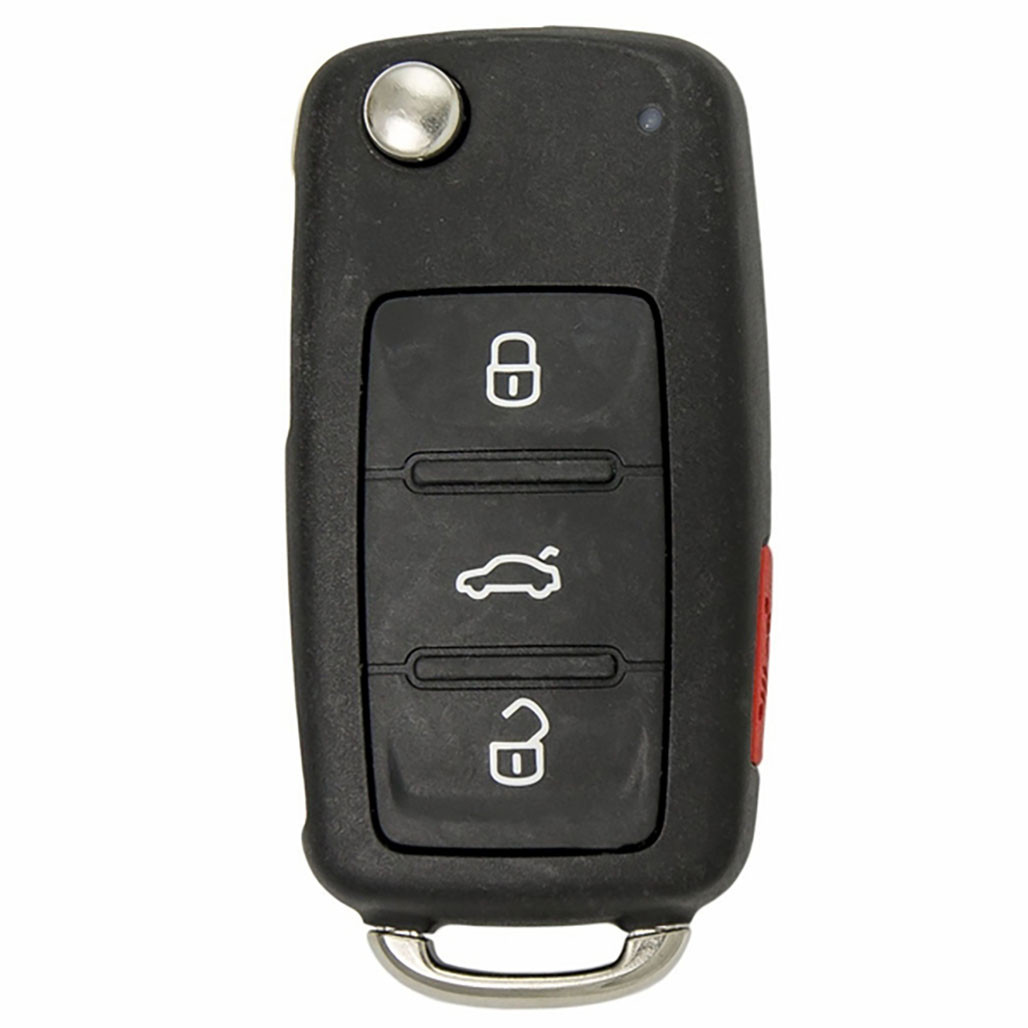 Volkswagen 5 Button Remote Flip Key NBG010206T (NON-PROXIMITY ...