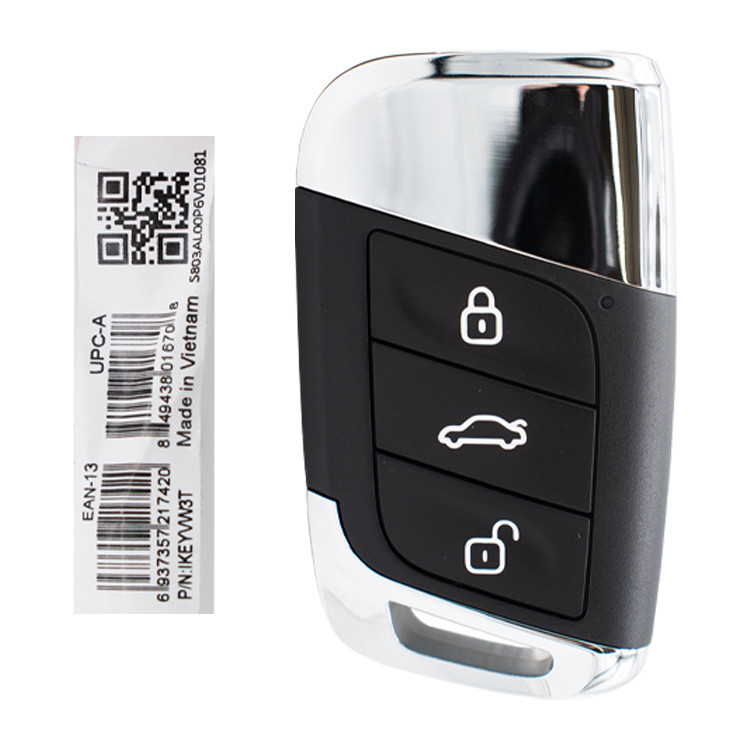 Autel Programmable IKEY Smart Key 3-Button, Volkswagen-style, Program ...
