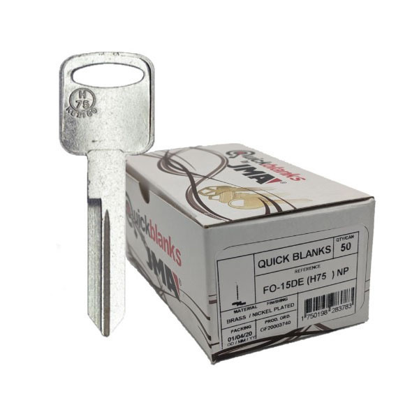 JMA FO-15DE H75 Mechanical Key, Pack of 50 JMA JMA