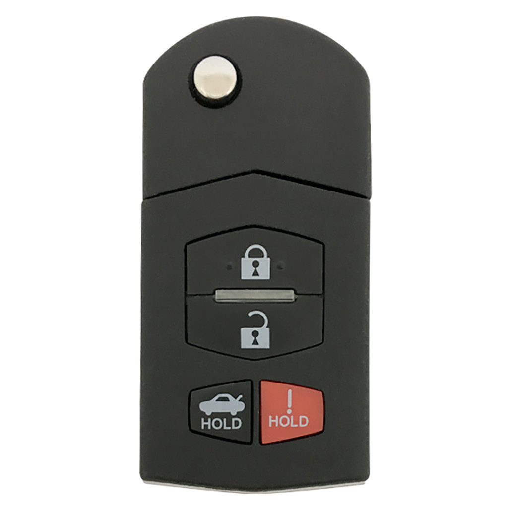 Mazda 4 Button Remote Flip Key BGBX1T478SKE125-01 BBM4-67-5RY ...